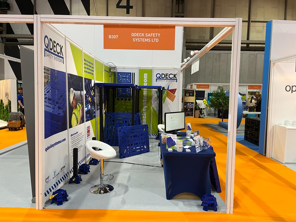 UK Construction Week 2022 in Birmingham Booth for QDeck